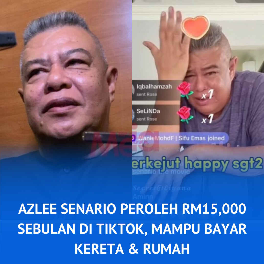 Azlee Senario per0leh RM15,000 sebulan di TikT0k, mampu bayar kereta ...